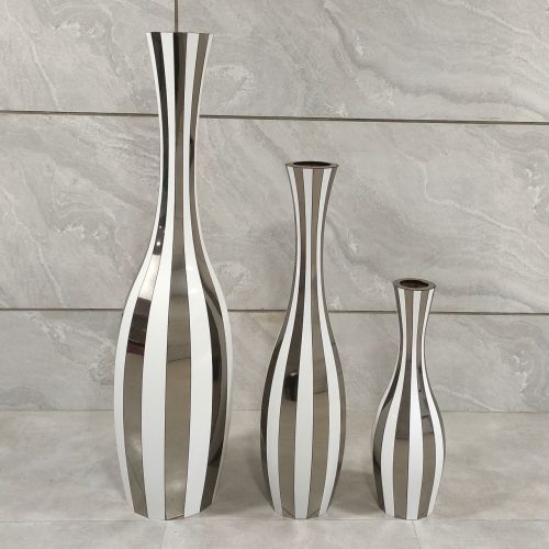 گلدان های کنار سالنی mdf روکش استیل آینه ای - بازارها