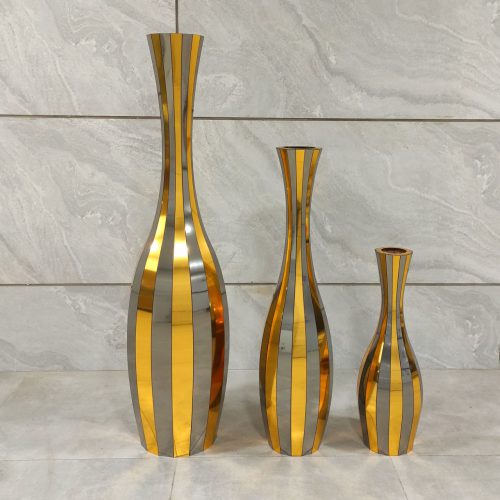 گلدان های کنار سالنی mdf روکش استیل آینه ای - بازارها